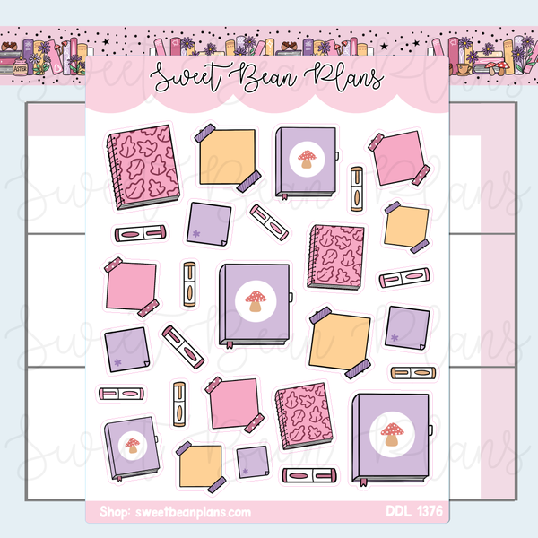 September 2025 Planners Vinyl Planner Stickers | Ddl 1376 – Sweet Bean Plans