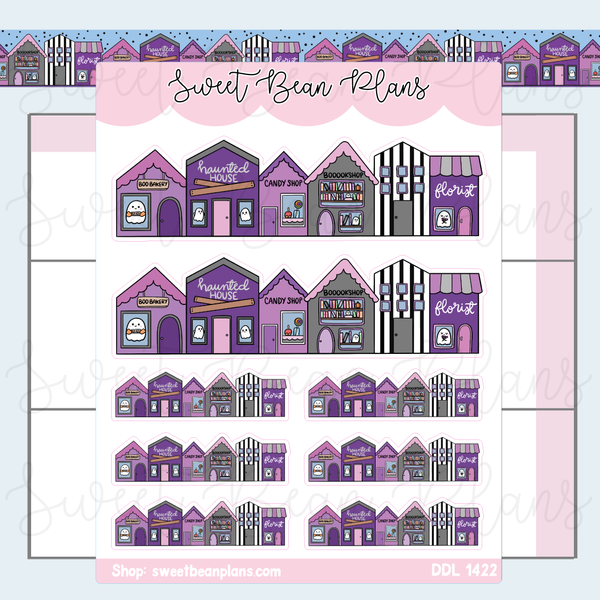 Bootown Doodles Vinyl Planner Stickers | Ddl 1422 – Sweet Bean Plans