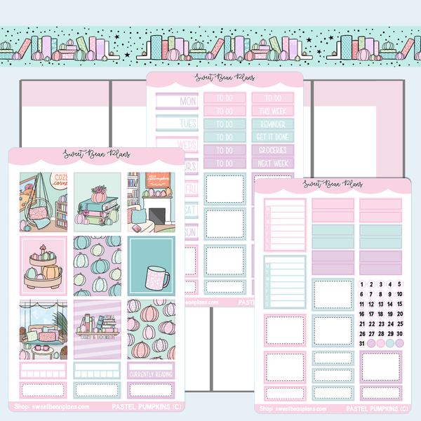 Pastel Pumpkin Reads Hobo COUSIN Weekly Kit – Sweet Bean Plans