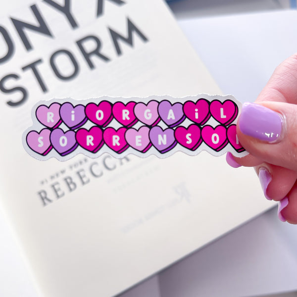 Riorgail Vinyl Die Cut Sticker | Onyx Storm OFFICIALLY LICENSED – Sweet ...