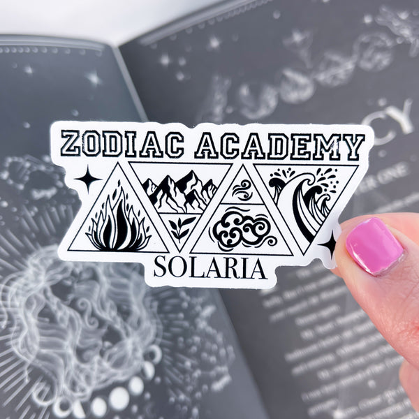 Zodiac Academy Solaria Vinyl Sticker | Zodiac Academy OFFICIALLY LICEN ...