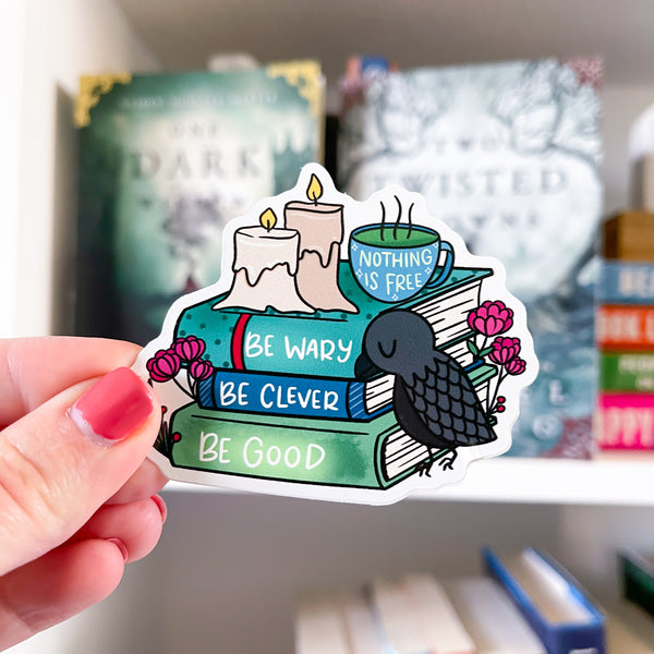 One Dark Window Book Stack Vinyl Die Cut Sticker | Officially Licensed ...