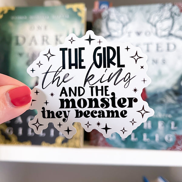 Girl, King, Monster - One Dark Window Vinyl Die Cut Sticker | Official ...