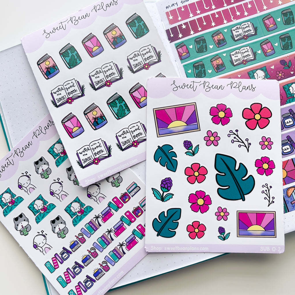 SBP Sticker Subscription – Sweet Bean Plans