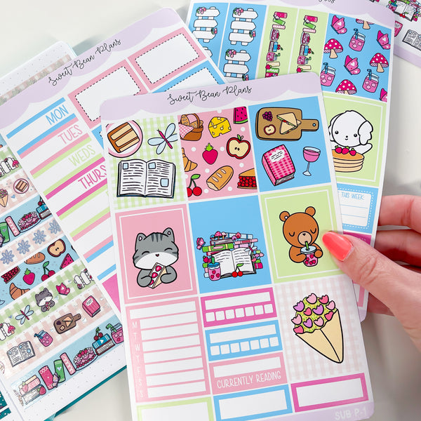 SBP Sticker Subscription – Sweet Bean Plans