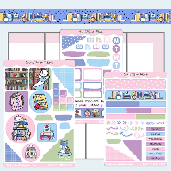 Belle's Bookshelf Journaling Kit – Sweet Bean Plans