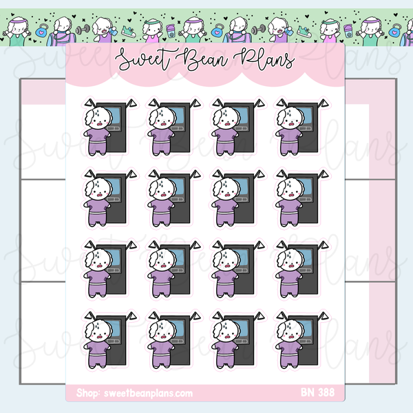 Workout Screen Vinyl Planner Stickers | Bn 388 – Sweet Bean Plans