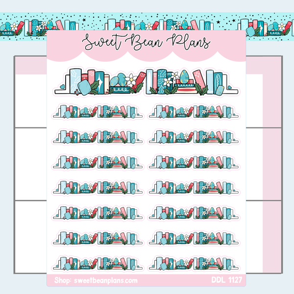 December 2024 Bookshelf Vinyl Planner Stickers | Ddl 1127 – Sweet Bean ...