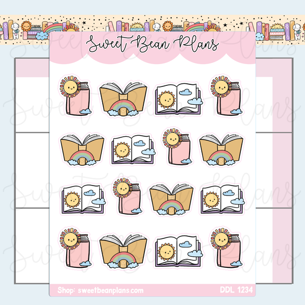Sunshine Books Vinyl Planner Stickers | Ddl 1234 – Sweet Bean Plans