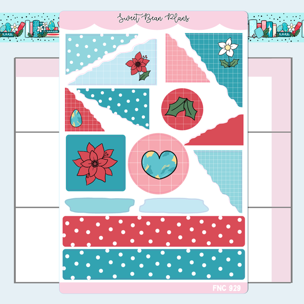 December Journaling Deco Vinyl Planner Stickers | Fnc 929 – Sweet Bean ...
