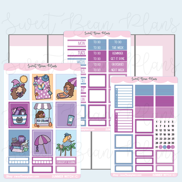 Summer Witch Hobo COUSIN Weekly Kit – Sweet Bean Plans