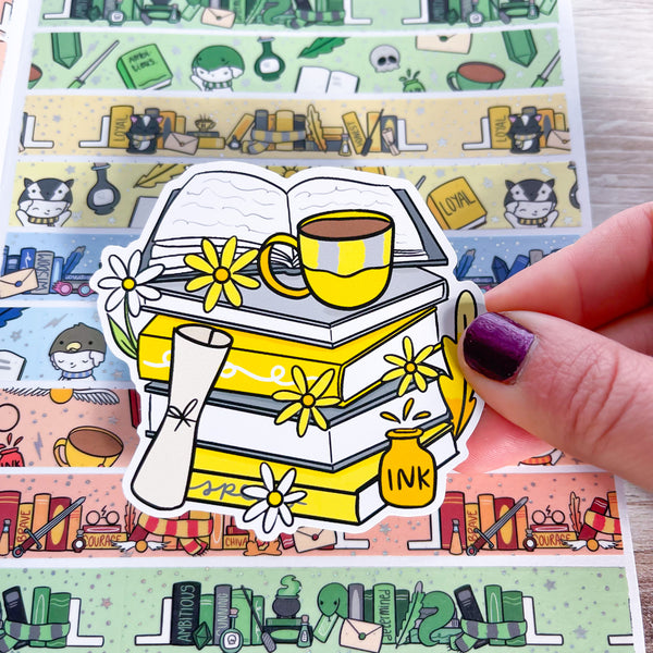 Loyal Book Stack Premium Vinyl Die Cut – Sweet Bean Plans
