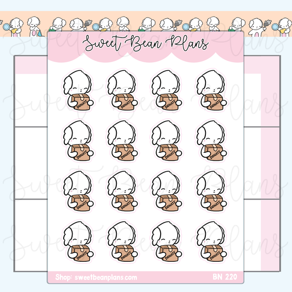 Donate Bean Vinyl Planner Stickers | Bn 220 – Sweet Bean Plans