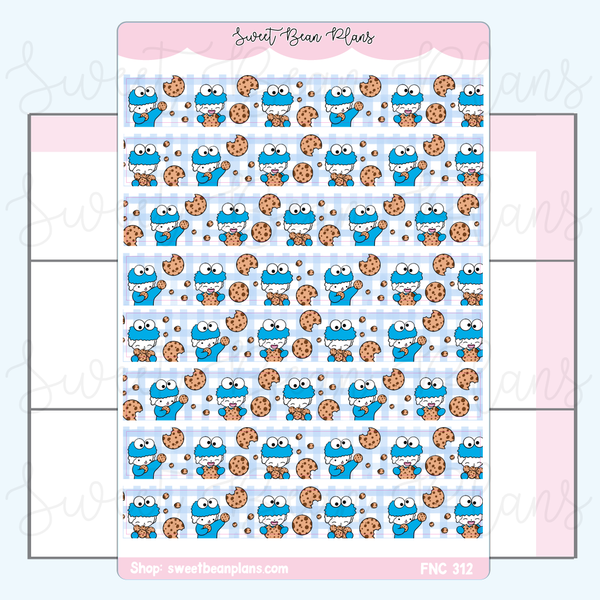 Cookie Bean Washi Strip Vinyl Planner Stickers | Fnc 312 – Sweet Bean Plans